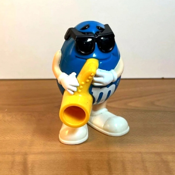 M&M'S | Toys | Vintage Burger King Kids Club Blue Mm Sax Player Candy ...